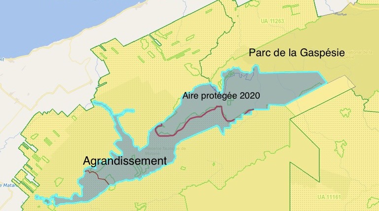 Aire protégée | Comité de protection des monts Chic-Chocs